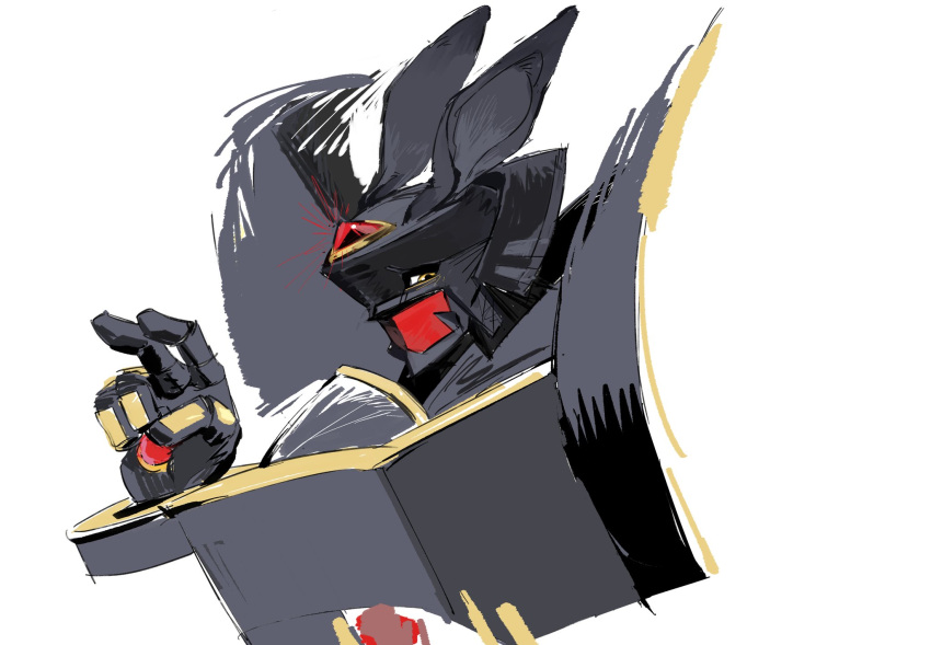 Safebooru - alphamon armor black armor black helmet dawu233 digimon ...