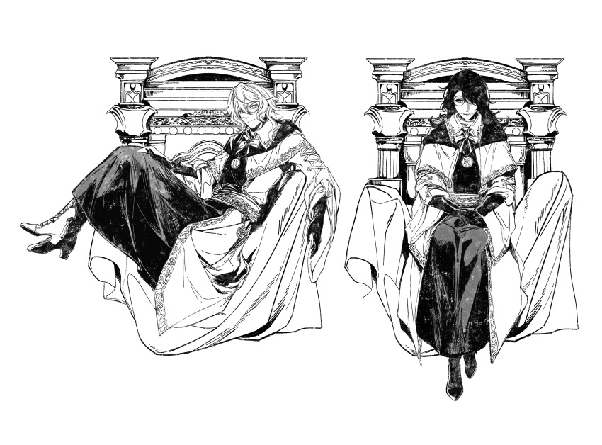 Safebooru - 1girl 1other absurdres bloodborne brooch chain belt ...