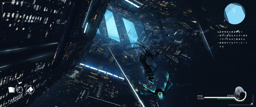 Safebooru - 1girl absurdres asteroid ill building energy gun fake ...