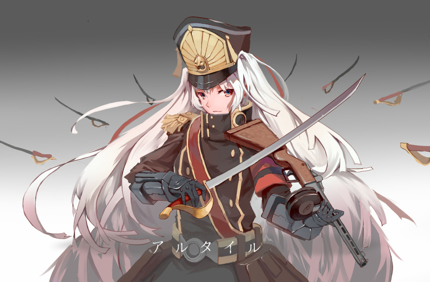 Safebooru - 0cr 1girl altair (re:creators) brown eyes floating hair ...