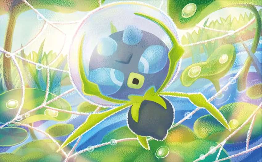 Safebooru - blue eyes bug creature dewpider full body gen 7 pokemon ...