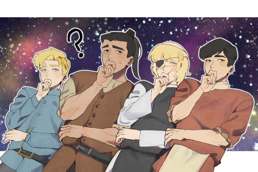 Safebooru - 4boys ? ahju2376423 albert brudzewski (chi.) badeni belt ...