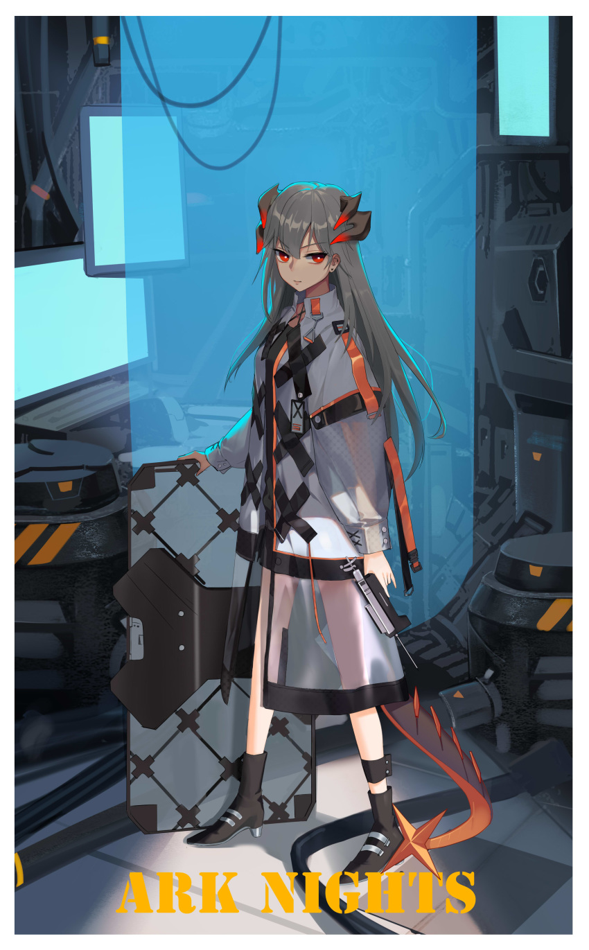 Safebooru - 1girl absurdres arknights bangs breasts chun hezi eyebrows ...