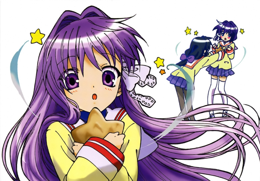 Safebooru - fujibayashi kyou fujibayashi ryou ibuki fuuko pantyhose ...