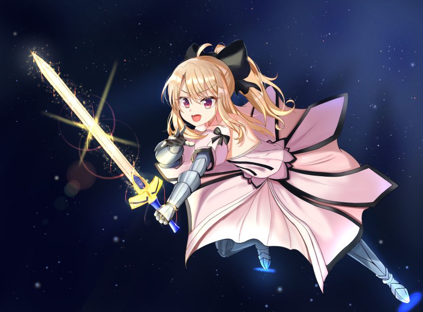 Safebooru - 1girl absurdres bangs bare shoulders black bow black ribbon blush bow breasts ...