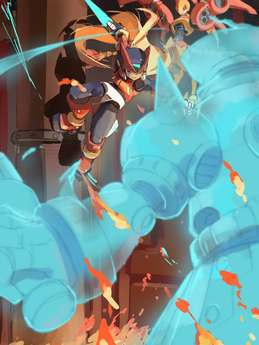 Safebooru - 3boys absurdres armor battle black eyes blonde hair colonel ...