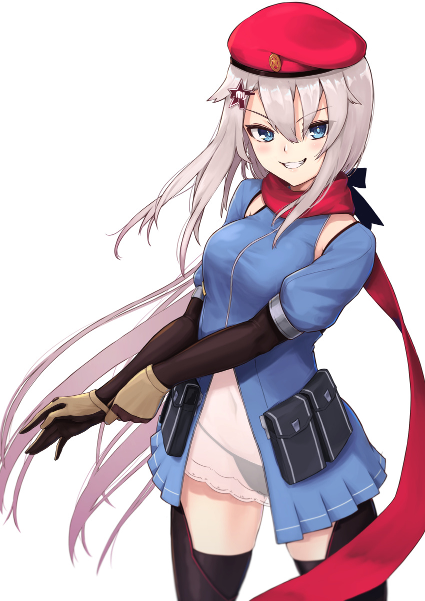 Safebooru - 1girl 9a-91 (girls frontline) absurdres adjusting clothes adjusting gloves bangs ...