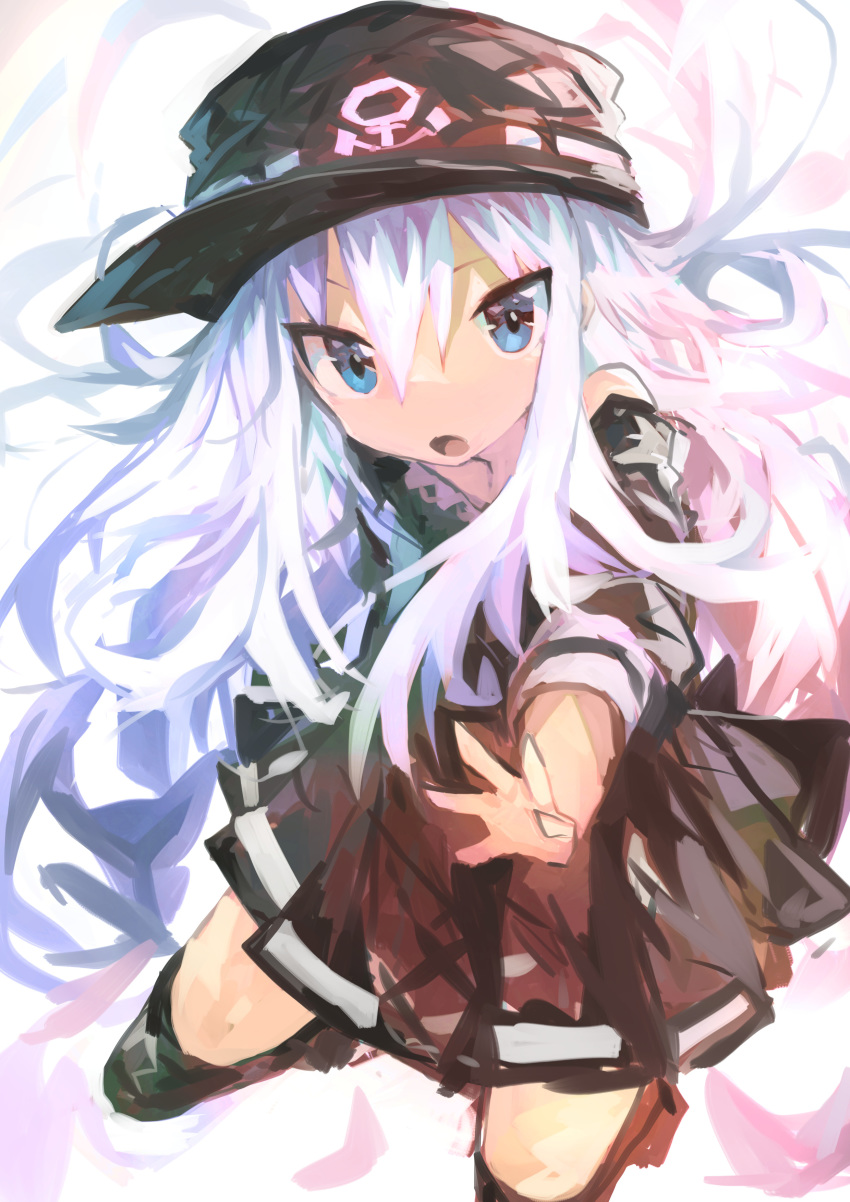 Safebooru - 1girl absurdres alternate costume anchor anchor symbol angel bangs black dress black ...