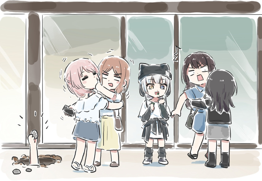 Safebooru - 6+girls :3 animal ear headwear bang dream! bang dream! it's ...