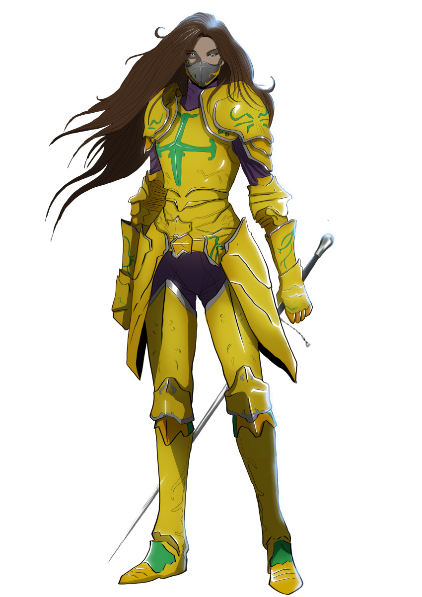 Safebooru - 1girl absurdres aeolus.thewindspirit armor borrowed ...