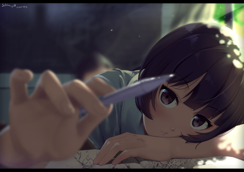 Safebooru 1girl Absurdres Bangs Black Hair Blurry Blurry Background 6505