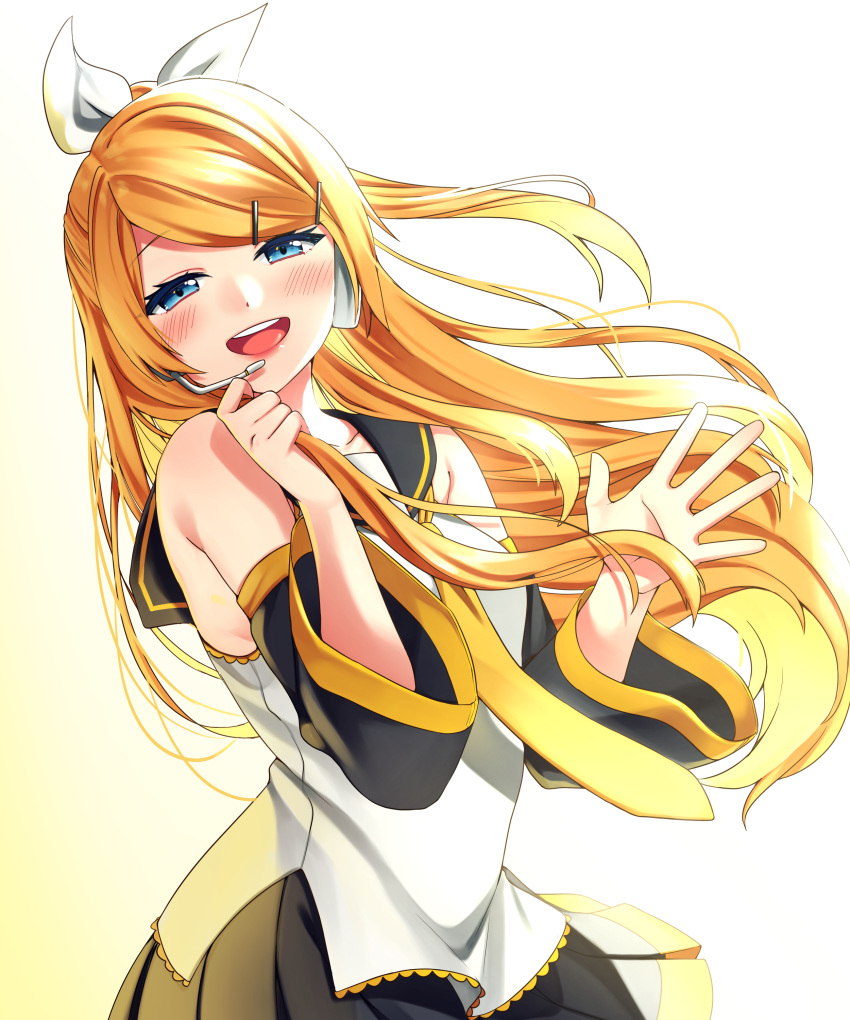 Safebooru - absurdres alternate hair length alternate hairstyle black collar black skirt blonde ...