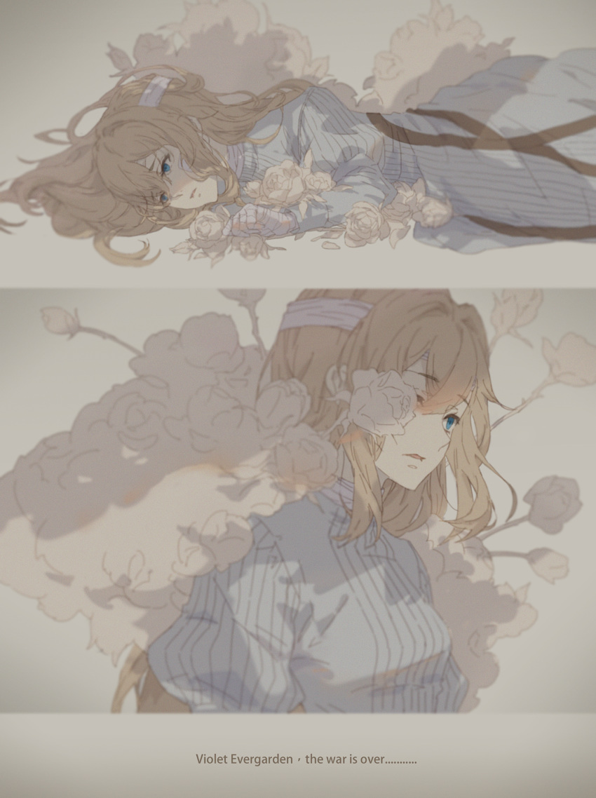 Safebooru - 1girl bandaged arm bandaged head bandages bangs blonde hair blue eyes breasts ...