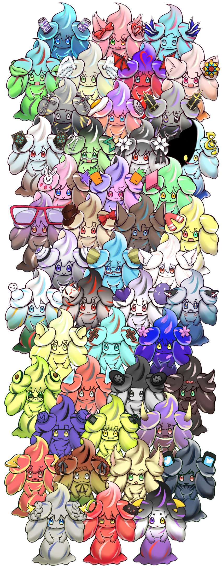 Safebooru - :3 :d absurdres alcremie alcremie (other cream) alcremie ...