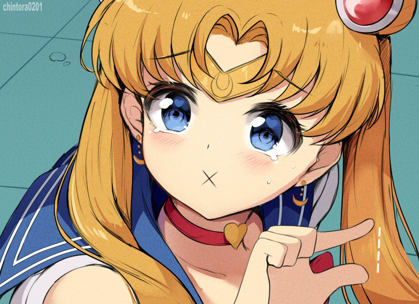 Safebooru - 1girl artist name bangs bishoujo senshi sailor moon blonde hair blue eyes blue ...