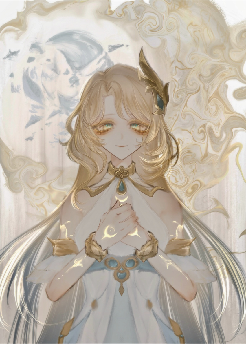 Safebooru - 1girl abstract background aegyo sal aria (genshin impact ...