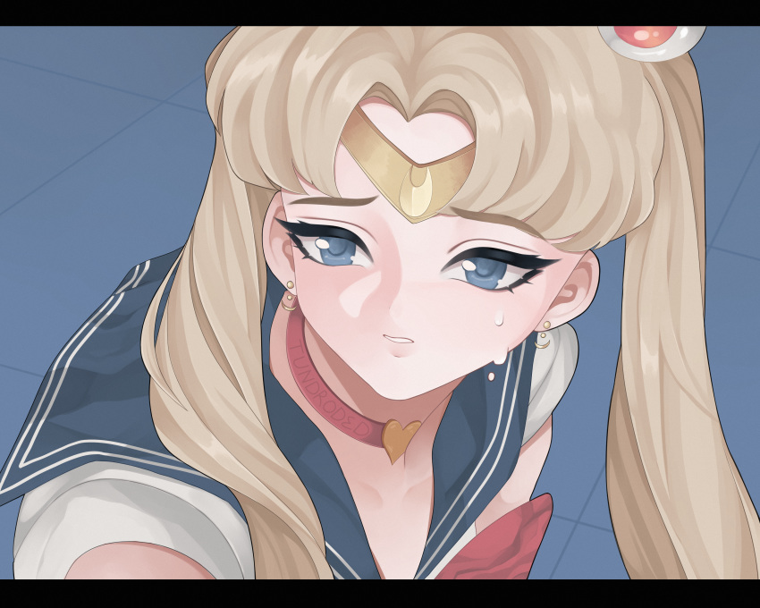 Safebooru - 1girl absurdres bishoujo senshi sailor moon blonde hair blue eyes choker circlet ...