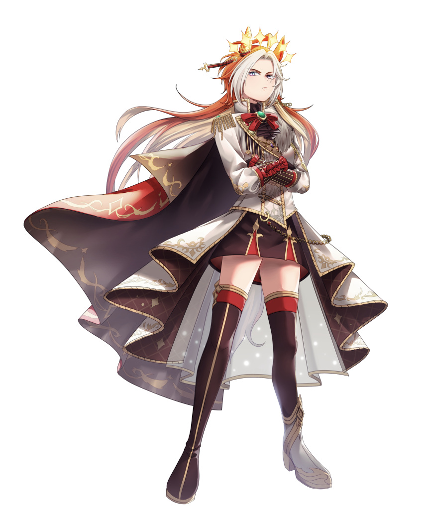 Safebooru - absurdres ahoge animal ears ascot asymmetrical footwear ...