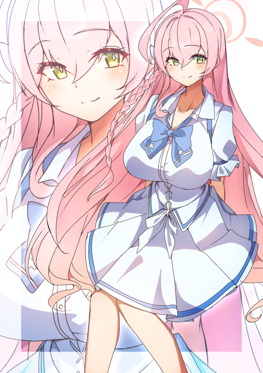 Safebooru - 1girl absurdres ahoge alternate costume blue archive blue ...