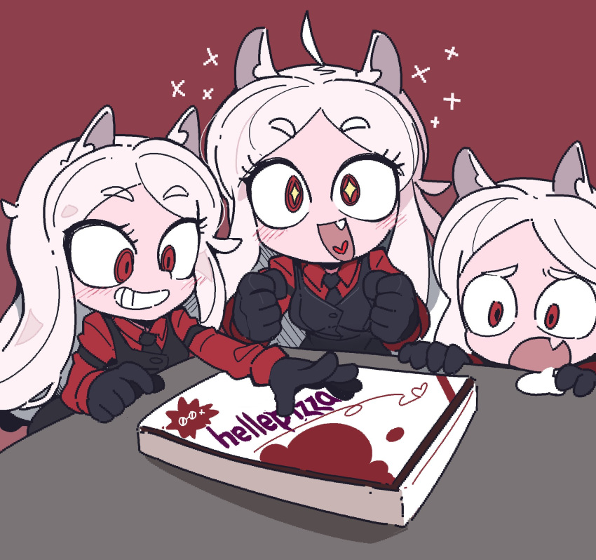 Safebooru - + + 3girls animal ears bangs black gloves black vest ...