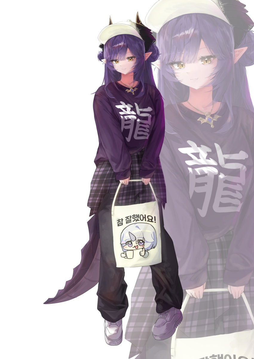 Safebooru - absurdres ayatsuno yuni bag black pants black skirt closed ...