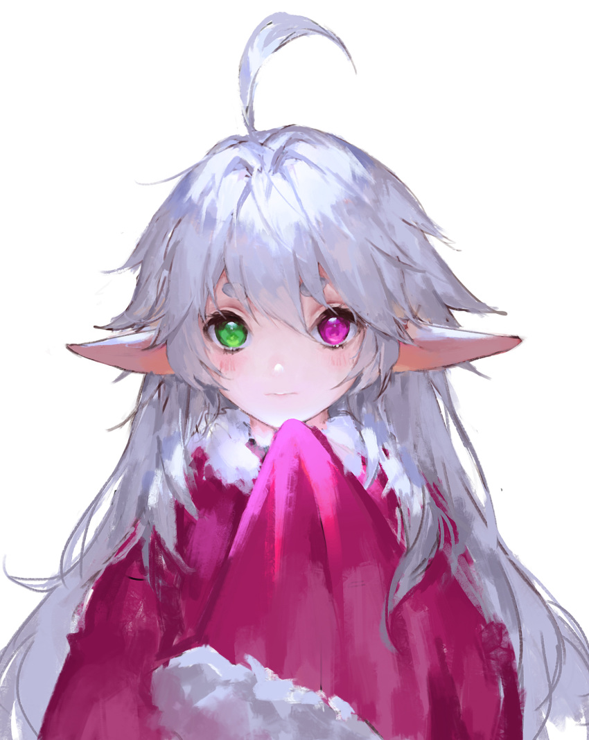 Safebooru - 1girl ahoge bean sprouts (6651003) blush closed mouth elf ...