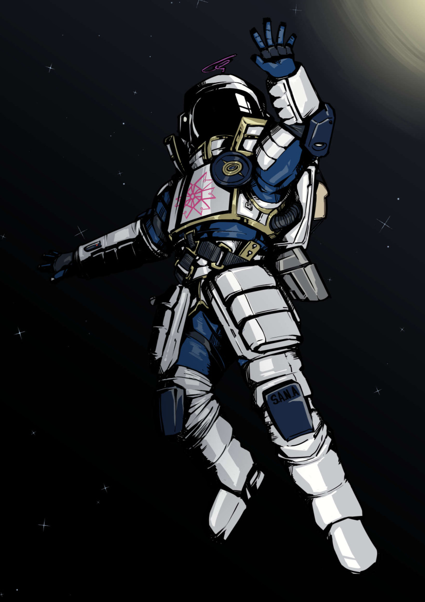 Safebooru - armor astronaut feaurievladskov helmet highres hololive ...