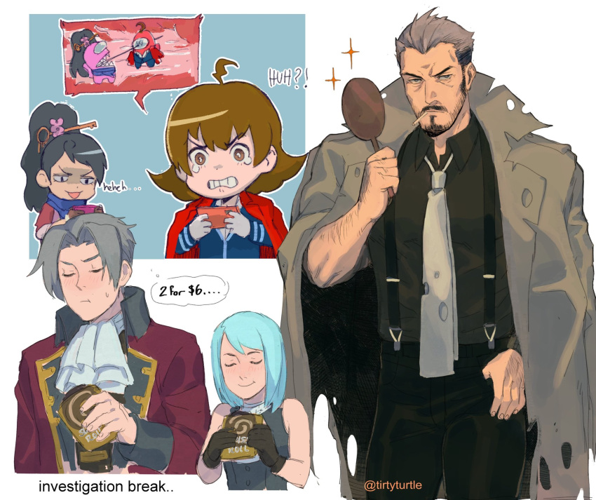 Safebooru - >:( ace attorney ace attorney investigations ace attorney ...
