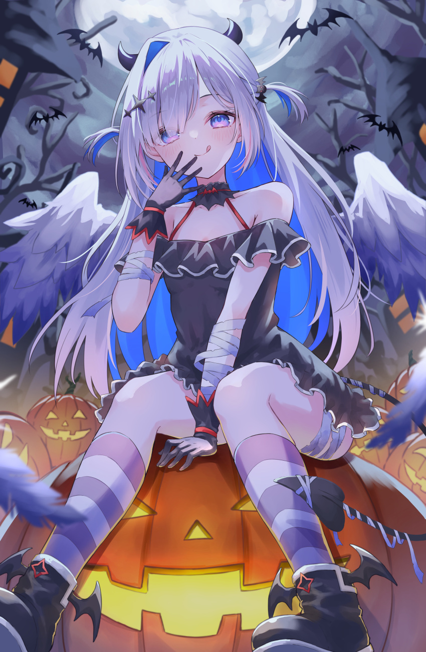 Safebooru - 1girl absurdres alternate costume alternate hairstyle amane kanata angel angel wings ...