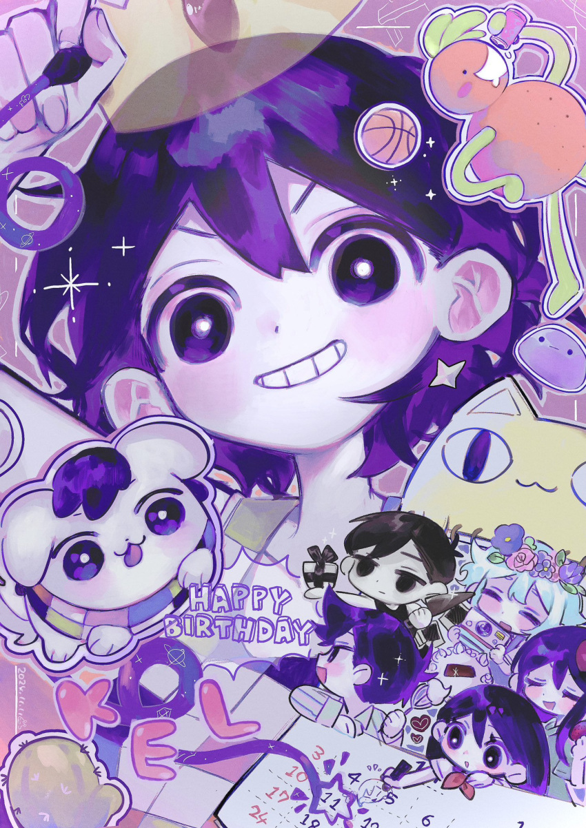 Safebooru - 2girls 4boys animalization aubrey (headspace) (omori ...