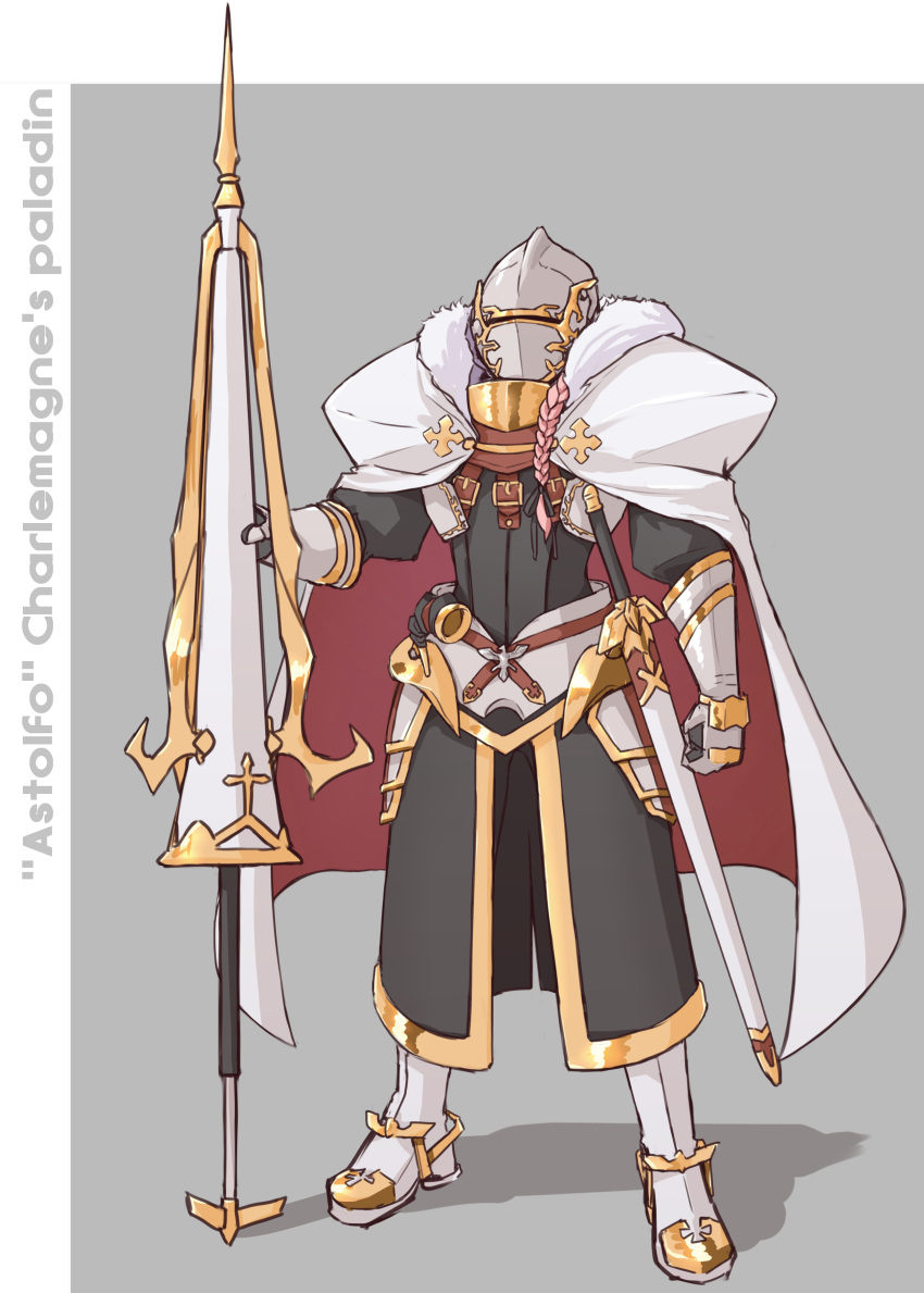 Safebooru - 1boy absurdres armor armored boots astolfo (fate) boots ...