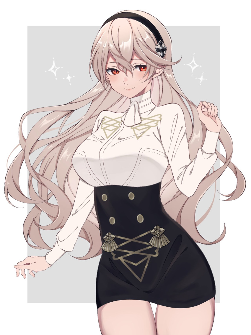 Safebooru - 1girl black hairband closed mouth corrin (fire emblem) corrin (fire emblem) (female ...