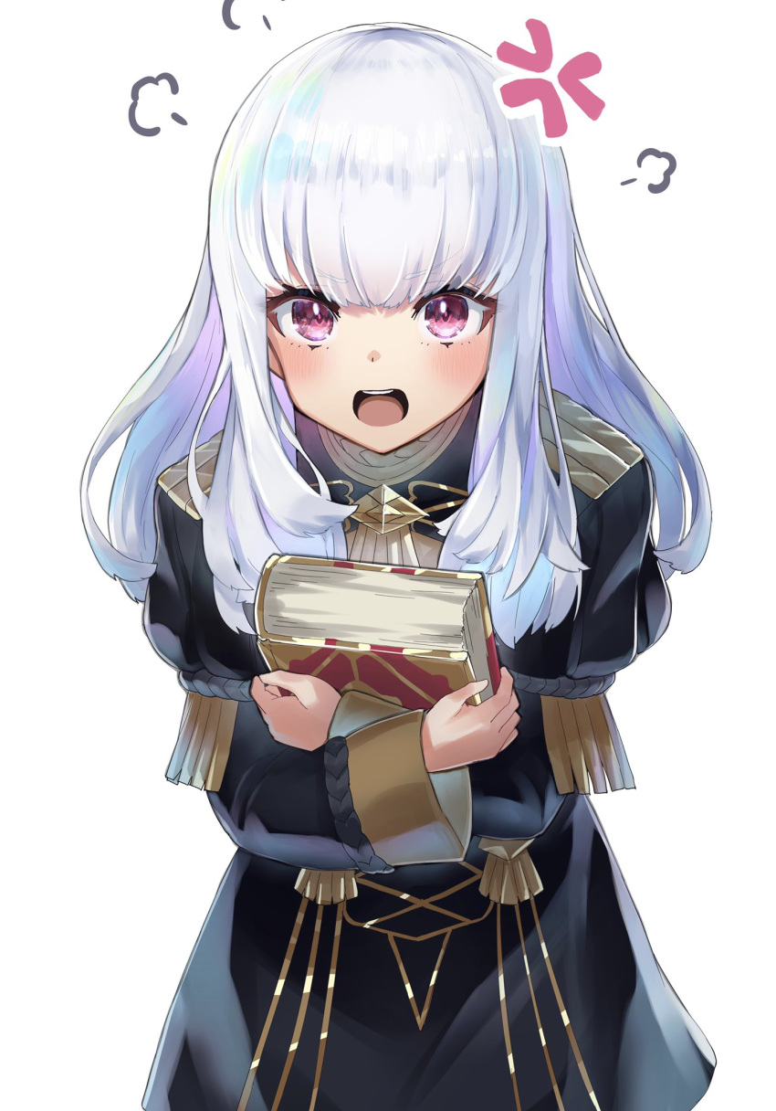 Safebooru - 1girl anger vein book fire emblem fire emblem: three houses ...