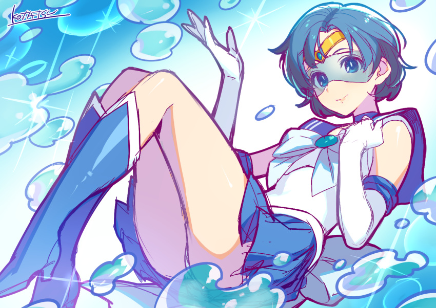 Safebooru - 1girl bishoujo senshi sailor moon blue eyes blue footwear blue hair blue sailor ...