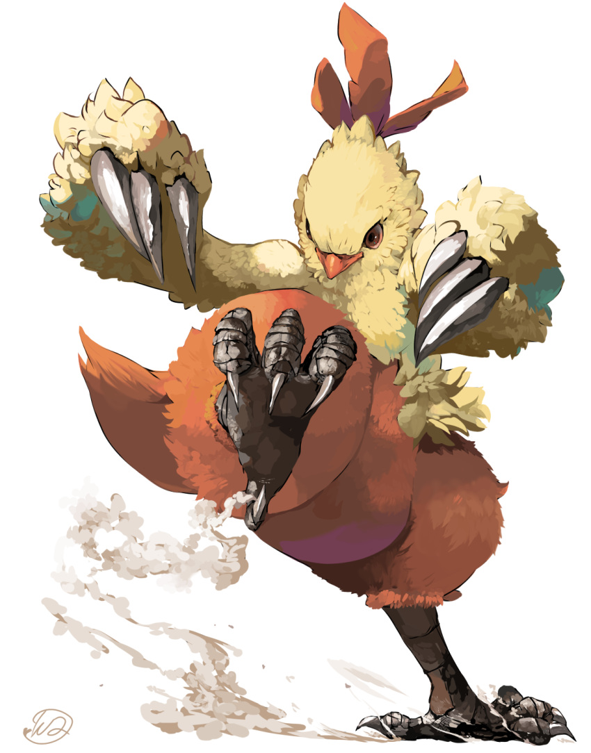 Safebooru - beak combusken commentary request creature dust feathered ...