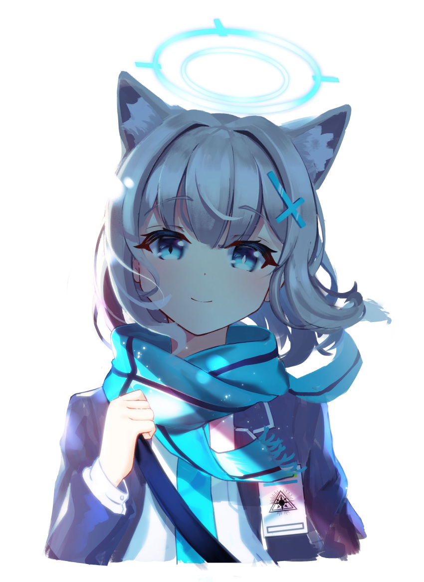 Safebooru - 1girl absurdres animal ear fluff animal ears bangs black jacket blazer blue archive ...