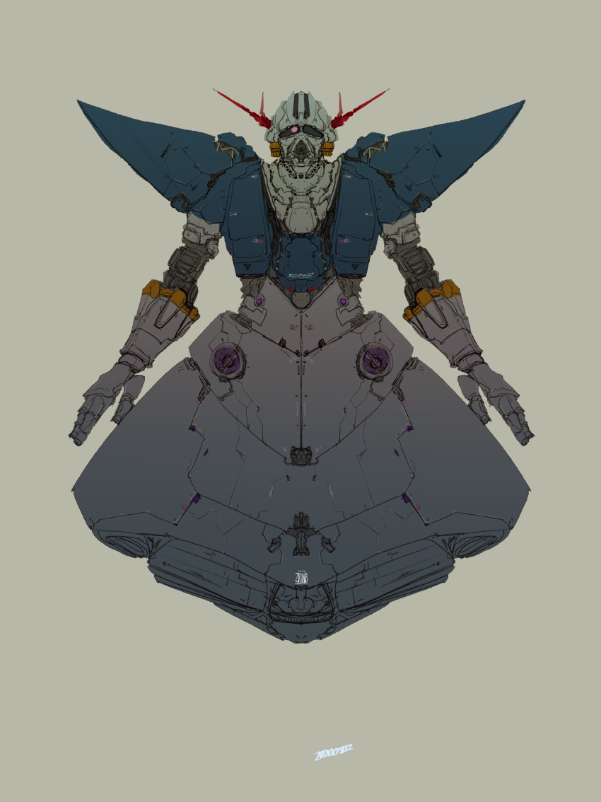 Safebooru - character name dated floating gundam highres mecha milpix ...