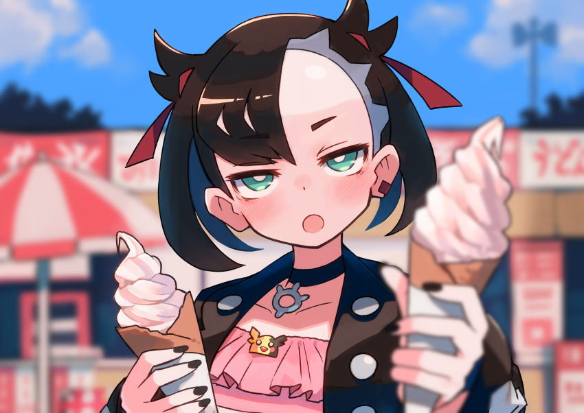 Safebooru - 1girl absurdres aqua eyes asymmetrical hair black hair ...