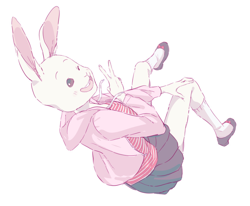 Safebooru - 1girl ;d absurdres beastars black eyes full body furry haru ...