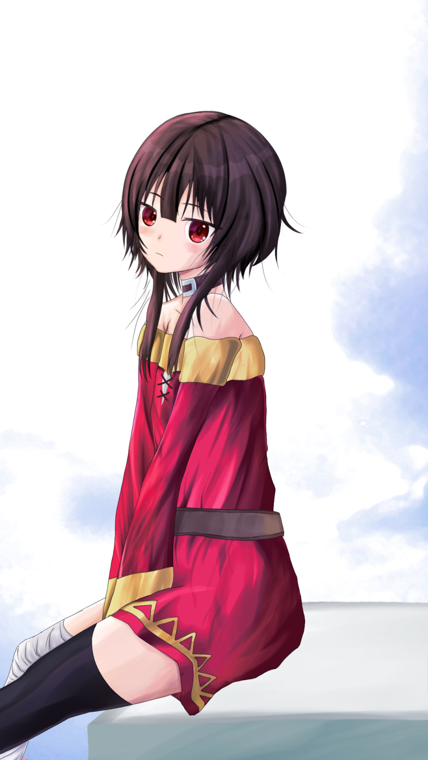 Safebooru 1girl Asymmetrical Legwear Bandaged Leg Bandages Bangs 9336