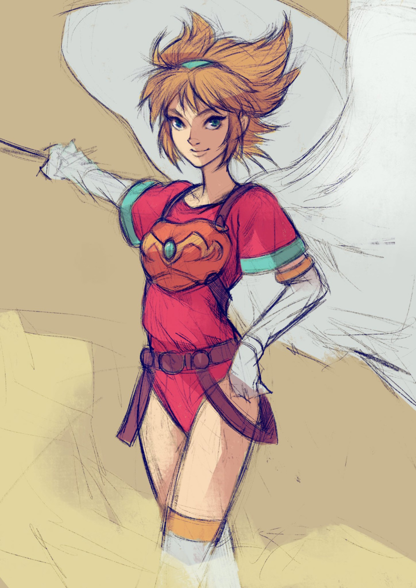 Safebooru - 1girl angel wings armor blonde hair breasts breath of fire breath of fire i closed ...