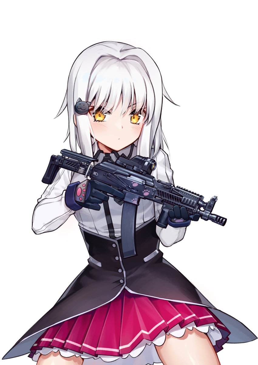 Safebooru - absurdres cat commission gloves gun high school dxd highres ...