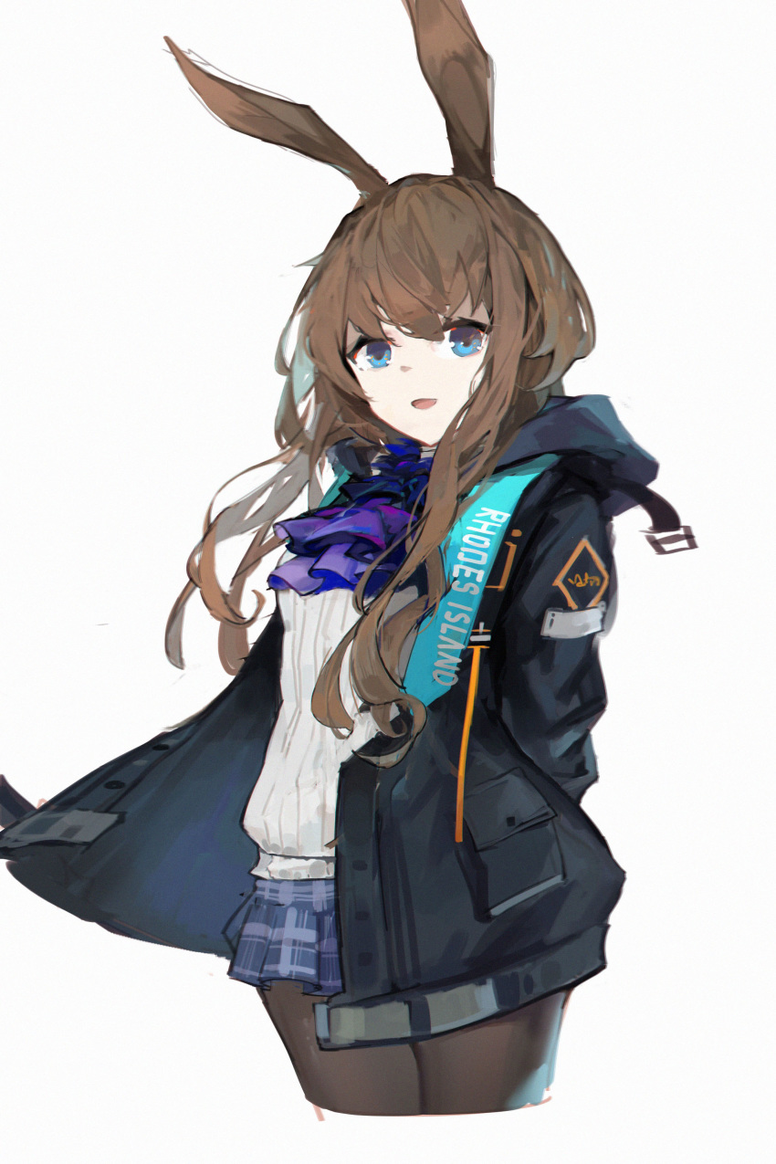 Safebooru - absurdres amiya (arknights) animal ears arknights artist request highres pantyhose ...