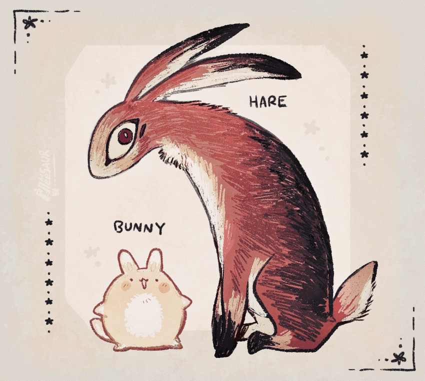 Safebooru - alleesaur animal animal focus chibi commentary comparison ...