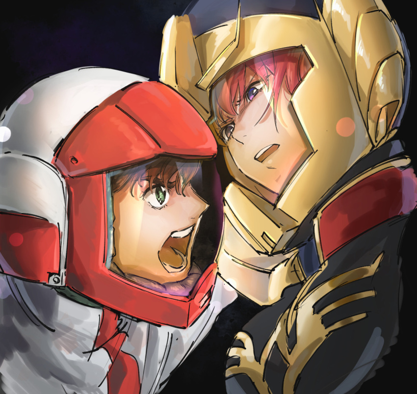 Safebooru - 1boy 1girl aeug angry chanmura commentary request duel ...