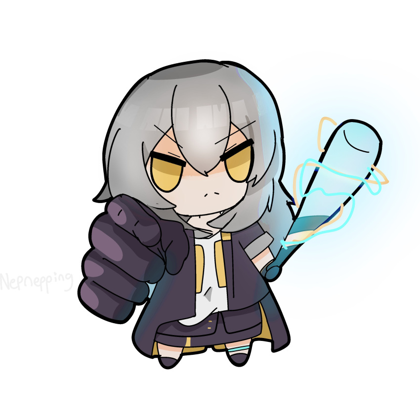 Safebooru - 1girl absurdres artist name baseball bat black gloves black ...