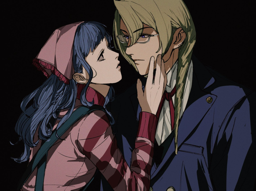 Safebooru - 1boy 1girl ace attorney amikoiiko apollo justice: ace attorney badge black ...