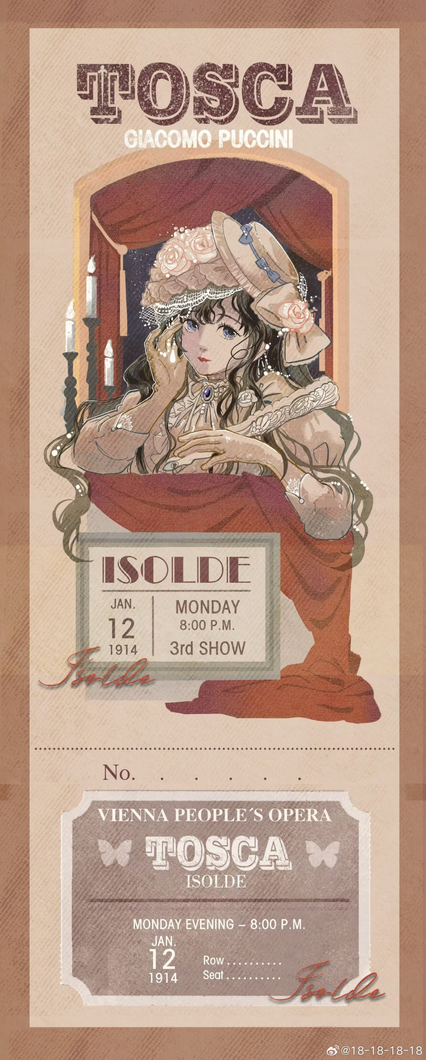 Safebooru - 18-18-18-18 1girl absurdres blue hair border bow brown ...