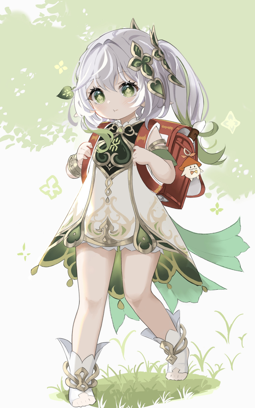 Safebooru - 1girl :t absurdres aranara (genshin impact) backpack bag bare shoulders bloomers ...