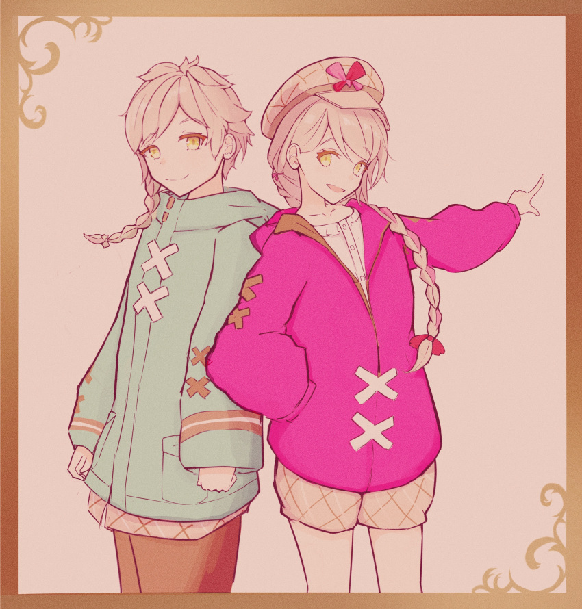 Safebooru - 1boy 1girl absurdres blonde hair brother and sister clanne ...